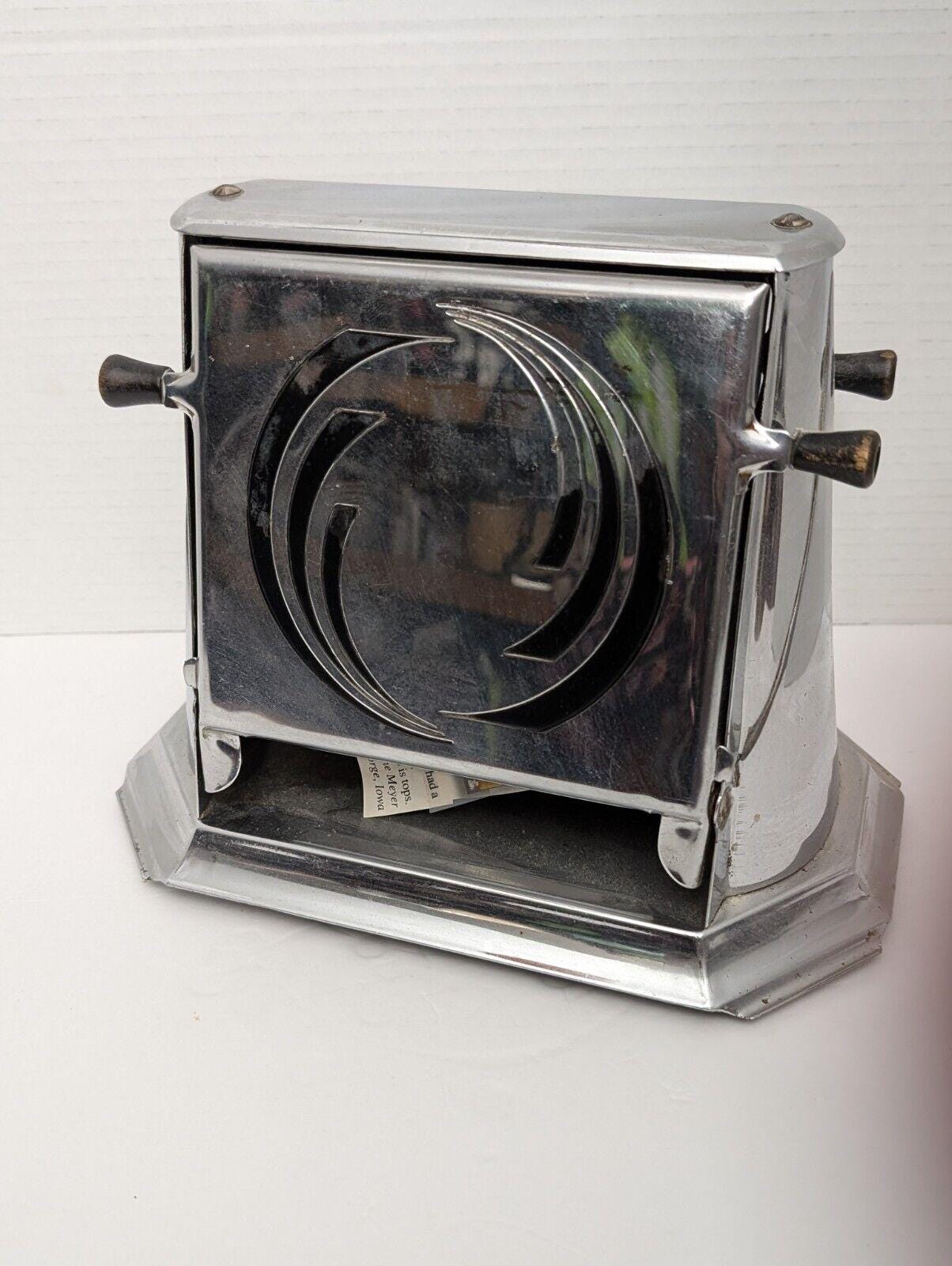 Vintage Samson Art Deco Style 2 Slice Toaster No. 297 Flip Lid Electric ...