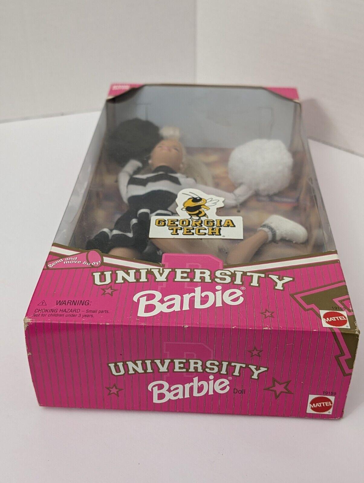 Barbie Vintage 1996 Georgia Tech University Cheerleader Fashion Doll ...