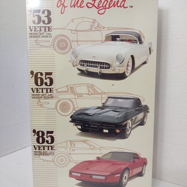 Evolution of Corvette - Etsy