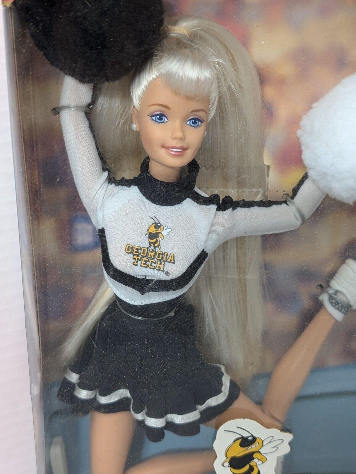 Barbie Vintage 1996 Georgia Tech University Cheerleader Fashion Doll ...