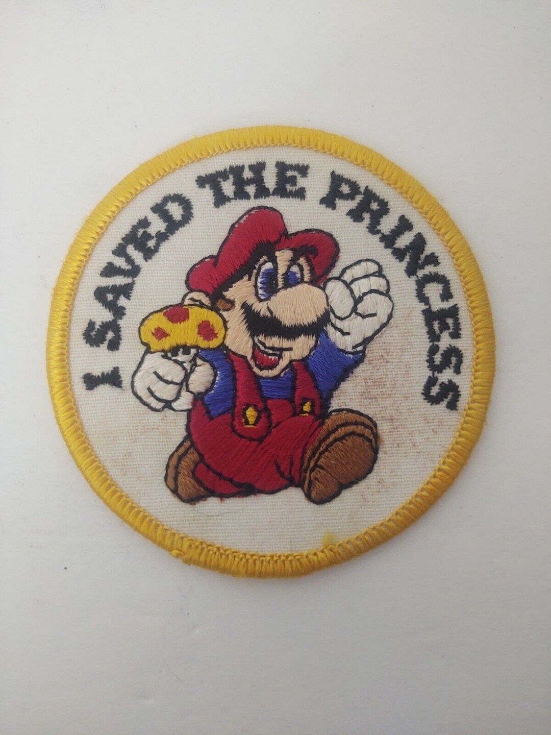 1988 Nintendo Power Patch Mario I Saved the Princess NES Era - Etsy