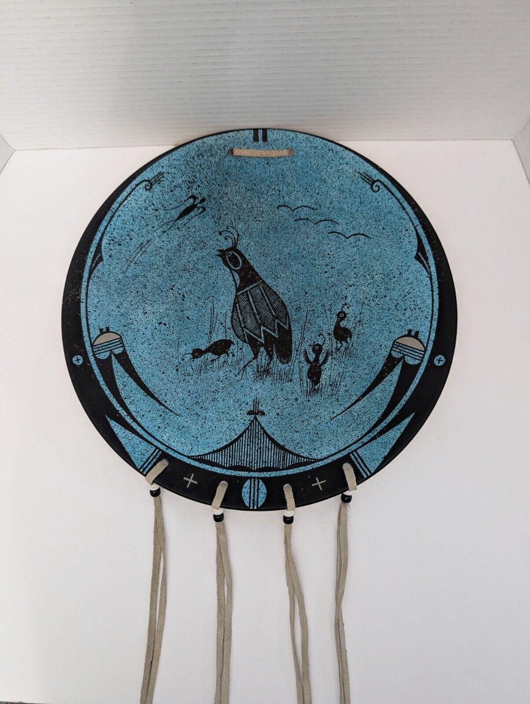 1988 Vintage Quail Hand Painted Signed Ralph Aragon Wall Plate Hanging ...