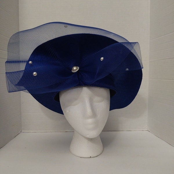 Royal Blue Church Hat - Etsy