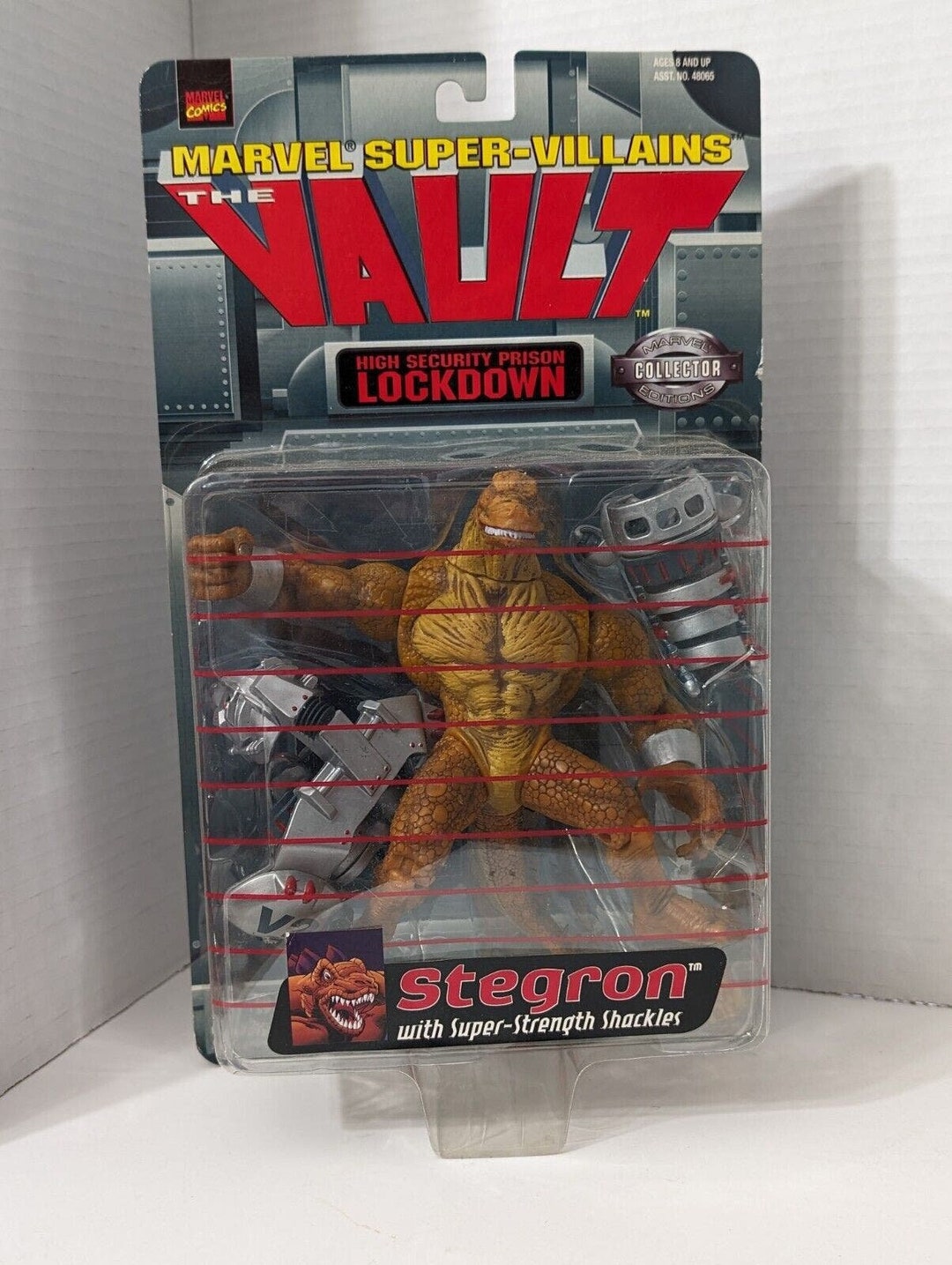 1998 Toy Biz Marvel Super-villains the Vault Stegron Action Figure Rare ...
