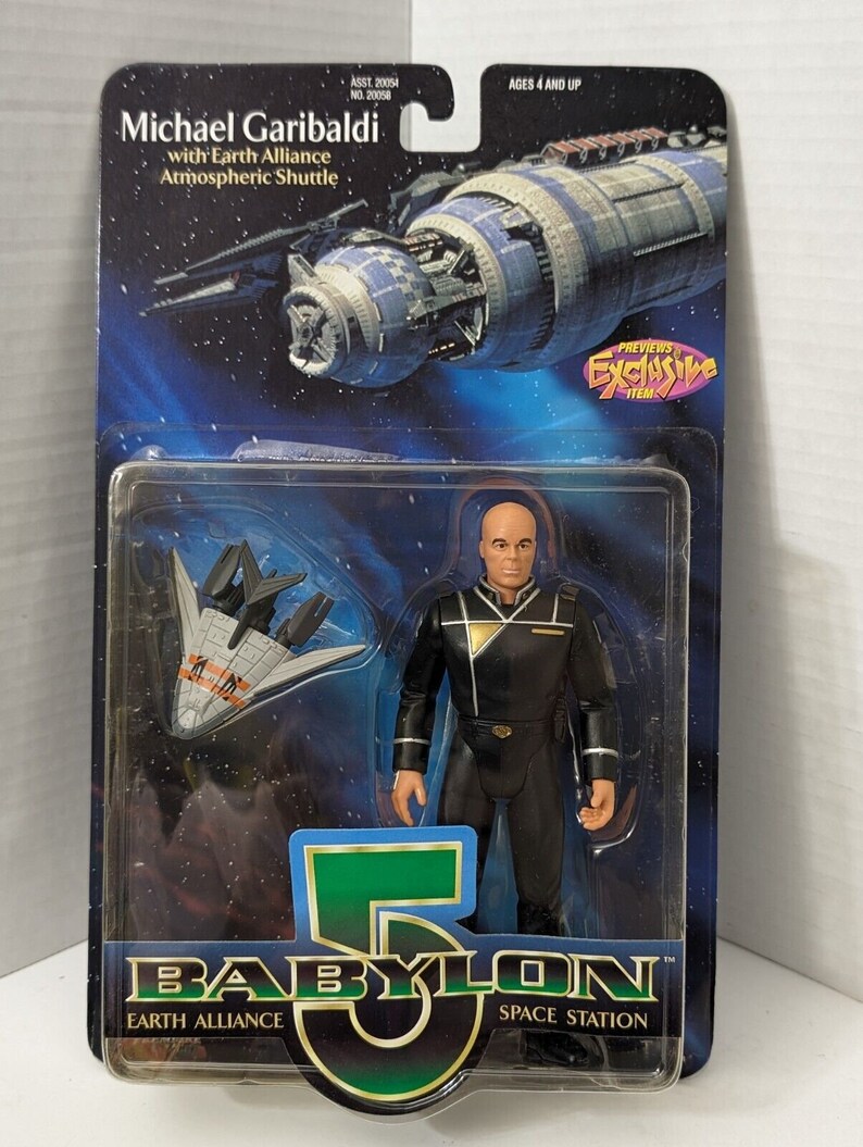 1997 BABYLON 5 Michael Garibaldi No Hair Previews Exclusive Action ...
