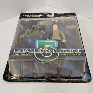Vintage 1997 Babylon 5 Figure Lyta Alexander and Green Ship NEW - Etsy