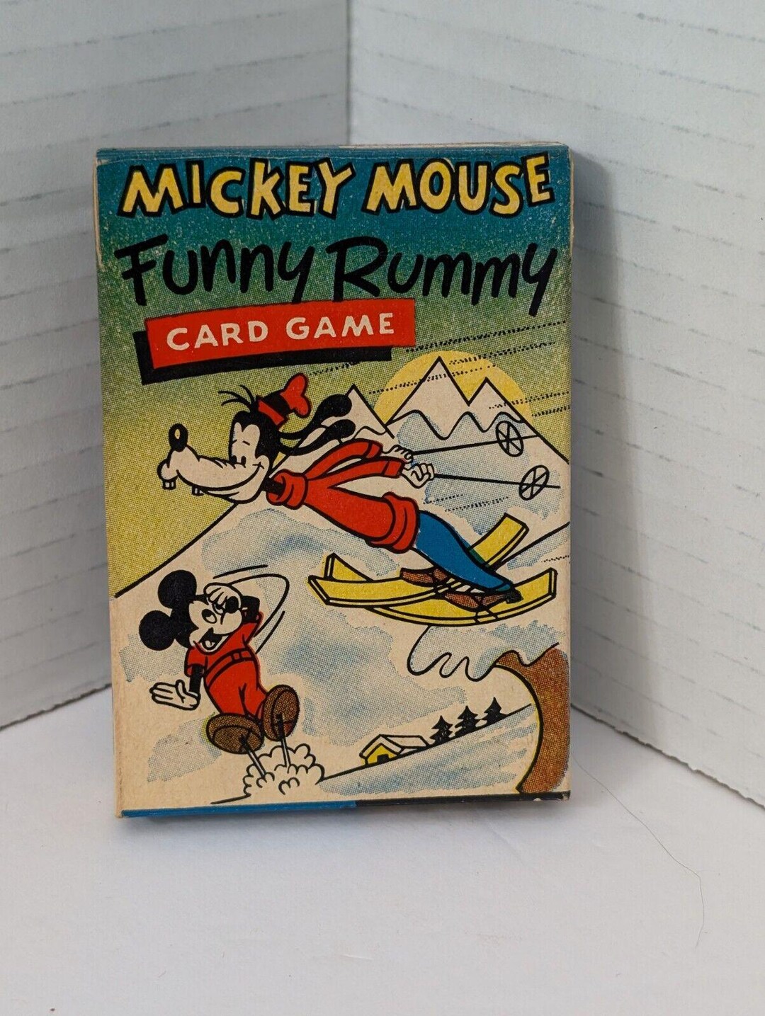 Vintage Disney Mickey Mouse Funny Rummy Card Game by Russell - Etsy