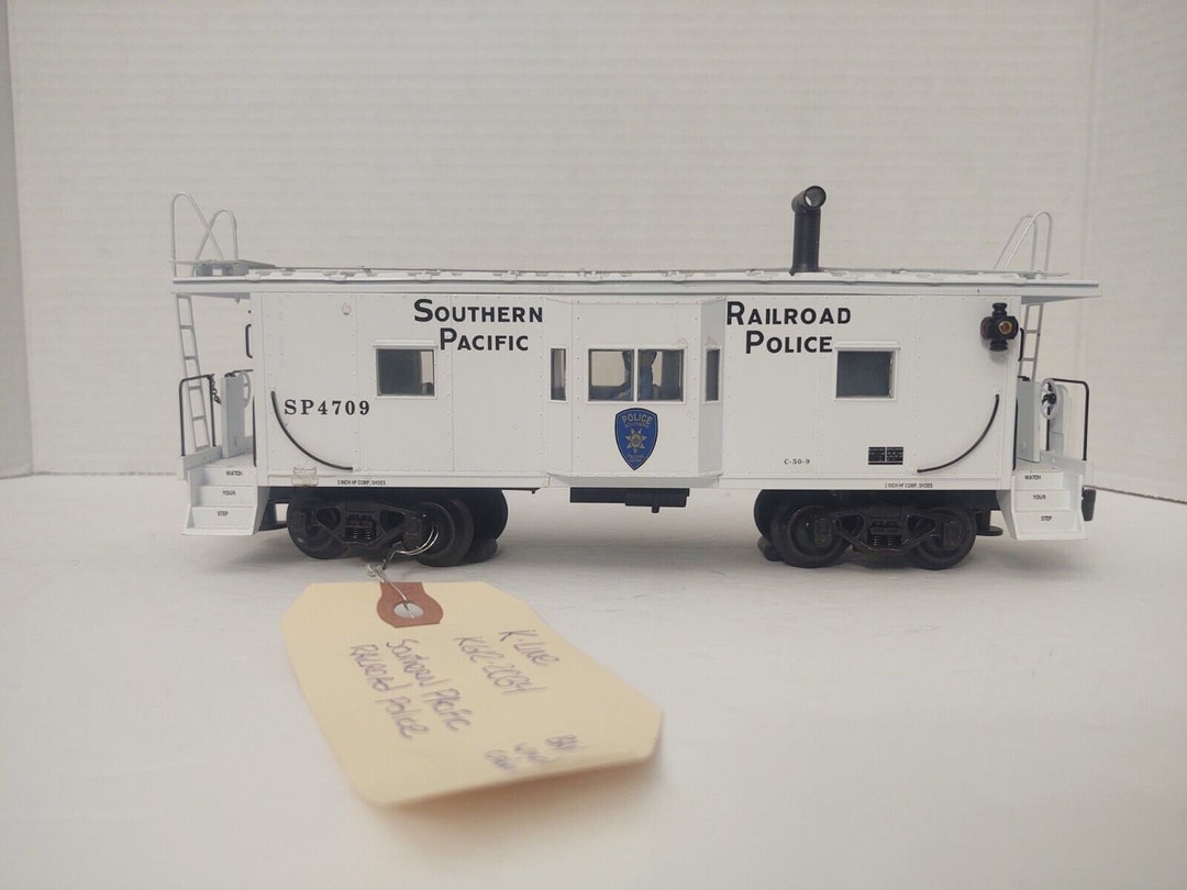 K-line Trains Southern Pacific Railroad Police Bay Window Caboose K612 ...
