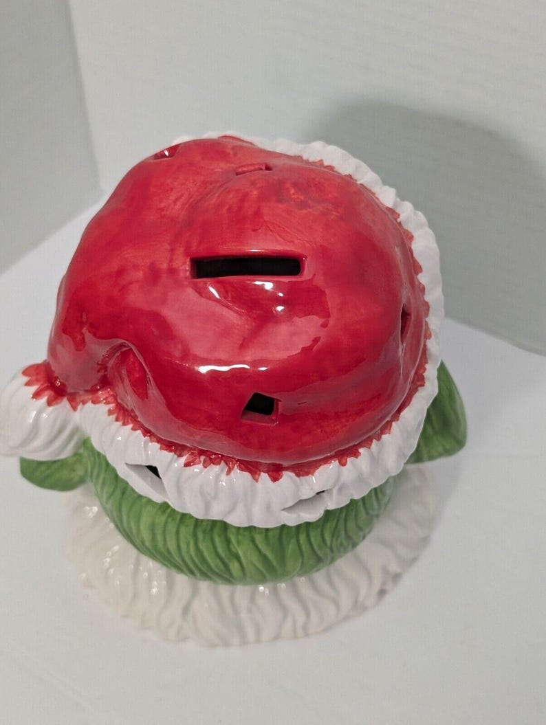 Vintage Ceramic Dr Seuss the Grinch Head Coin Bank - Etsy