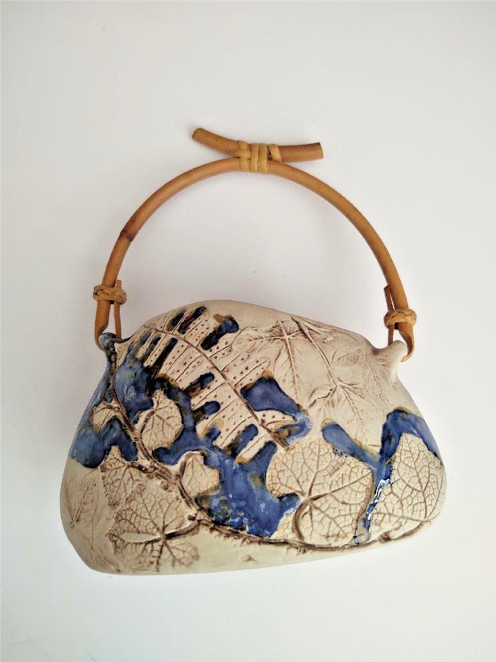 Asian Tenmoku Pottery Made in Malaysia Round Handled Vessel - Etsy