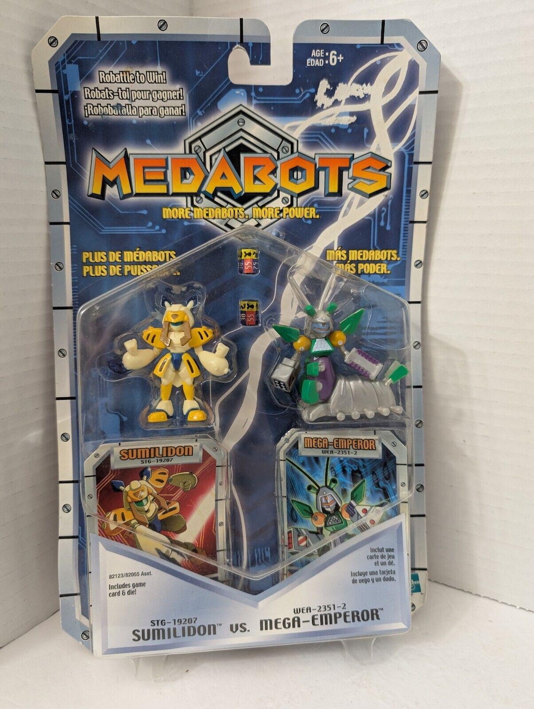 1999 Hasbro Carded 2-pack MEDABOTS Sumilidon Vs. Mega-emperor Action ...