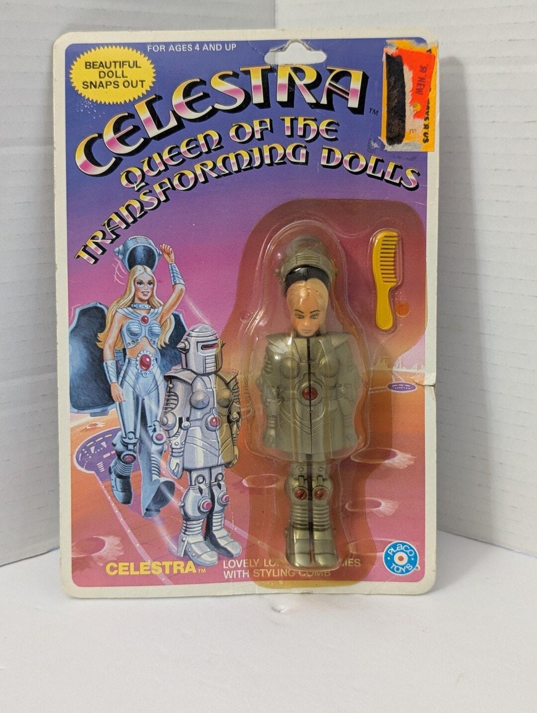 Vintage 1980s Celestra Queen of the Transforming Dolls Robot Figure ...