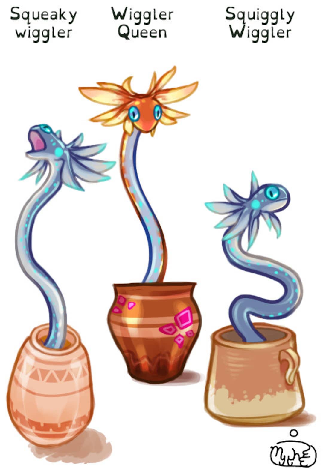 Vinyl Wiggler Stickers With Your Choice of Three Wiggles - Etsy