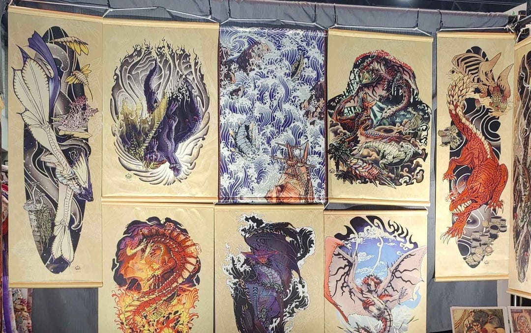 Monhun Fabric Scrolls - New Models - Etsy