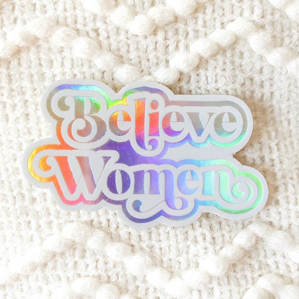 Believe Women Sticker - Etsy