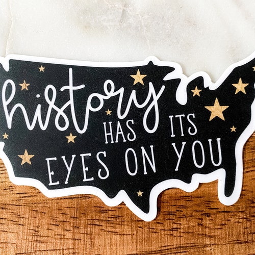Hamilton Sticker Rise up Wise up Eyes up Sticker Broadway - Etsy