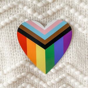 Progressive Pride Flag Magnet, Auto Magnet, Car Magnet, Daniel Quasar ...