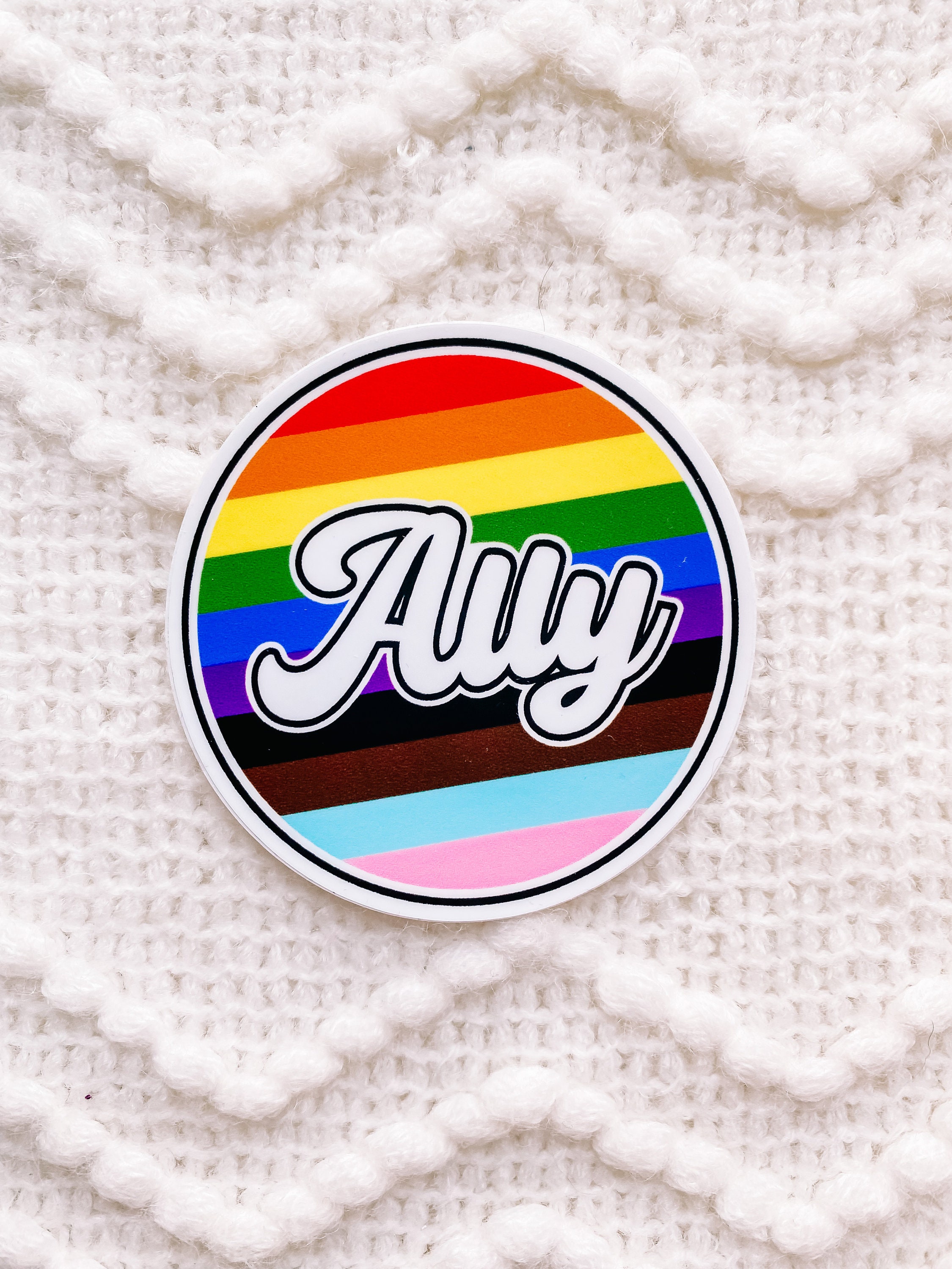 Pride Ally Sticker Straight Ally Sticker Love is Love | Etsy
