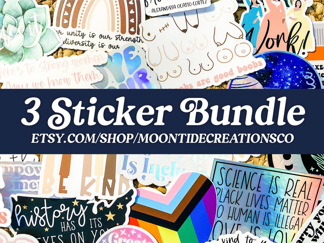 Build Your Own 3 Sticker Bundle Sticker Bundles Laptop Stickers Water Bottle Stickers Vinyl