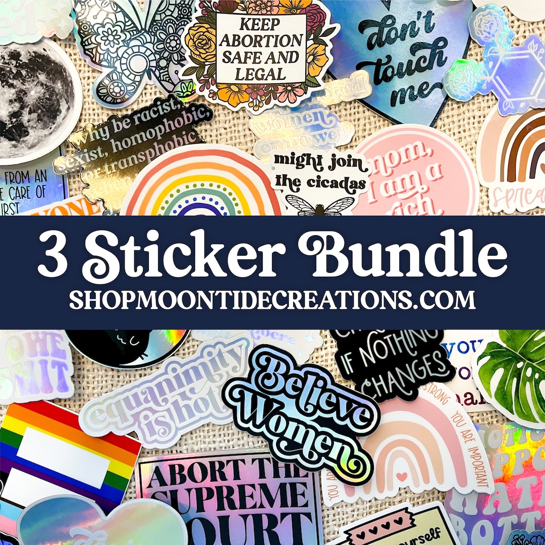 Build Your Own 3 Sticker Bundle, Sticker Bundles, Laptop Stickers ...