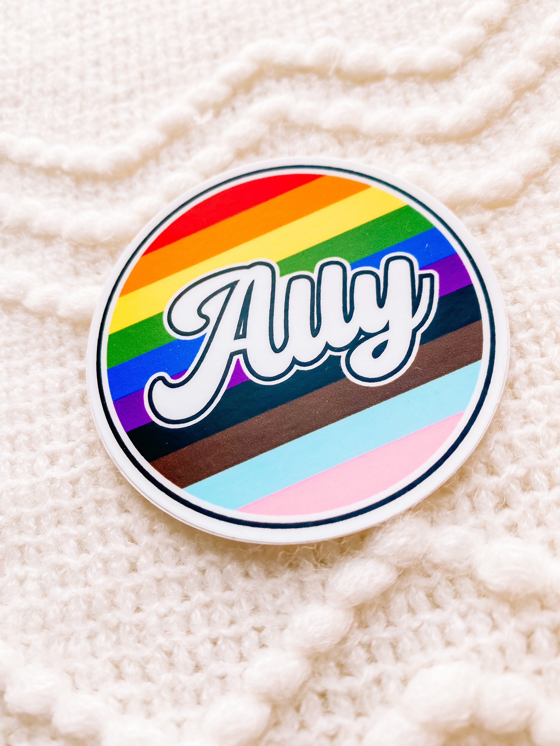 Pride Ally Sticker Straight Ally Sticker Love is Love | Etsy