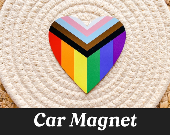Progressive Pride Flag Magnet Auto Magnet Car Magnet Daniel - Etsy