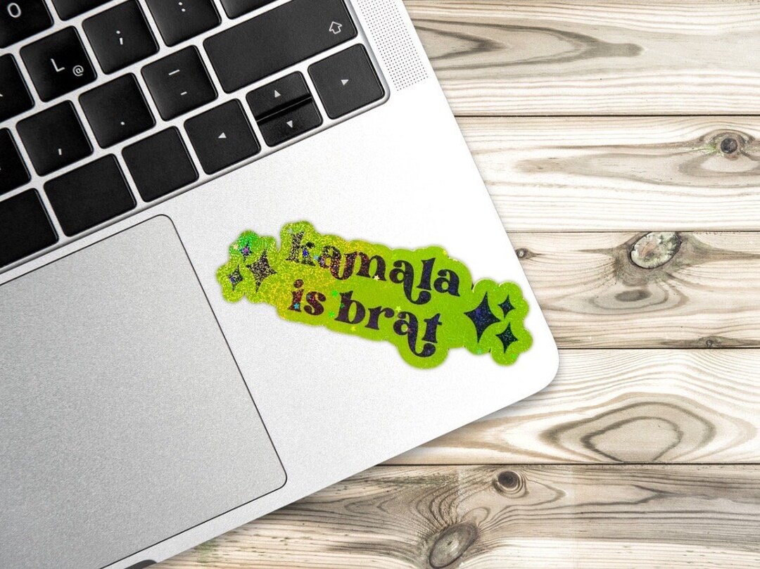 Kamala is Brat Sticker, Coconut Tree, Harris 2024, Wear Your Shoes ...