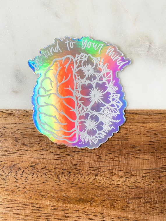 Mental Health Stickers Be Kind to Your Mind Sticker Mental - Etsy