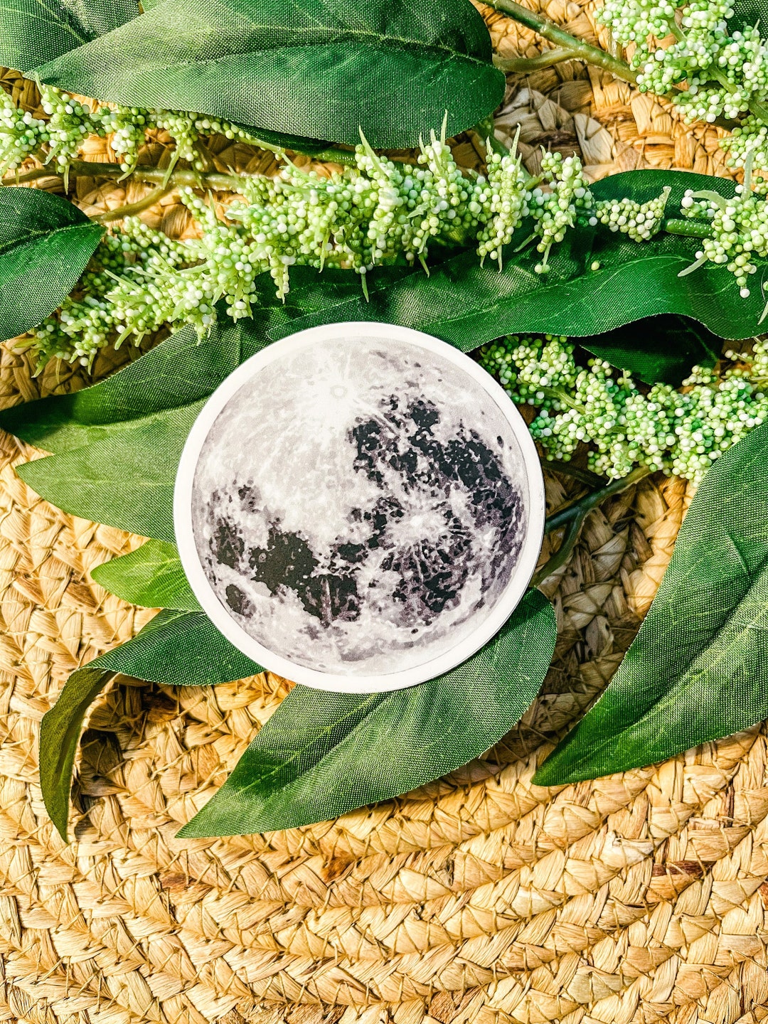 Full Moon Sticker, Mystical Sticker, Witchy Sticker, Witch Stickers ...