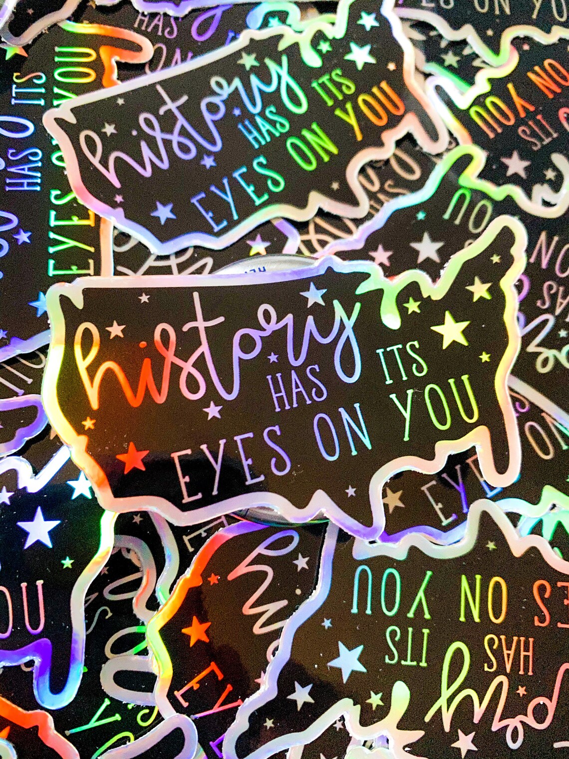 Hamilton Stickers History Has Its Eyes on You Sticker | Etsy