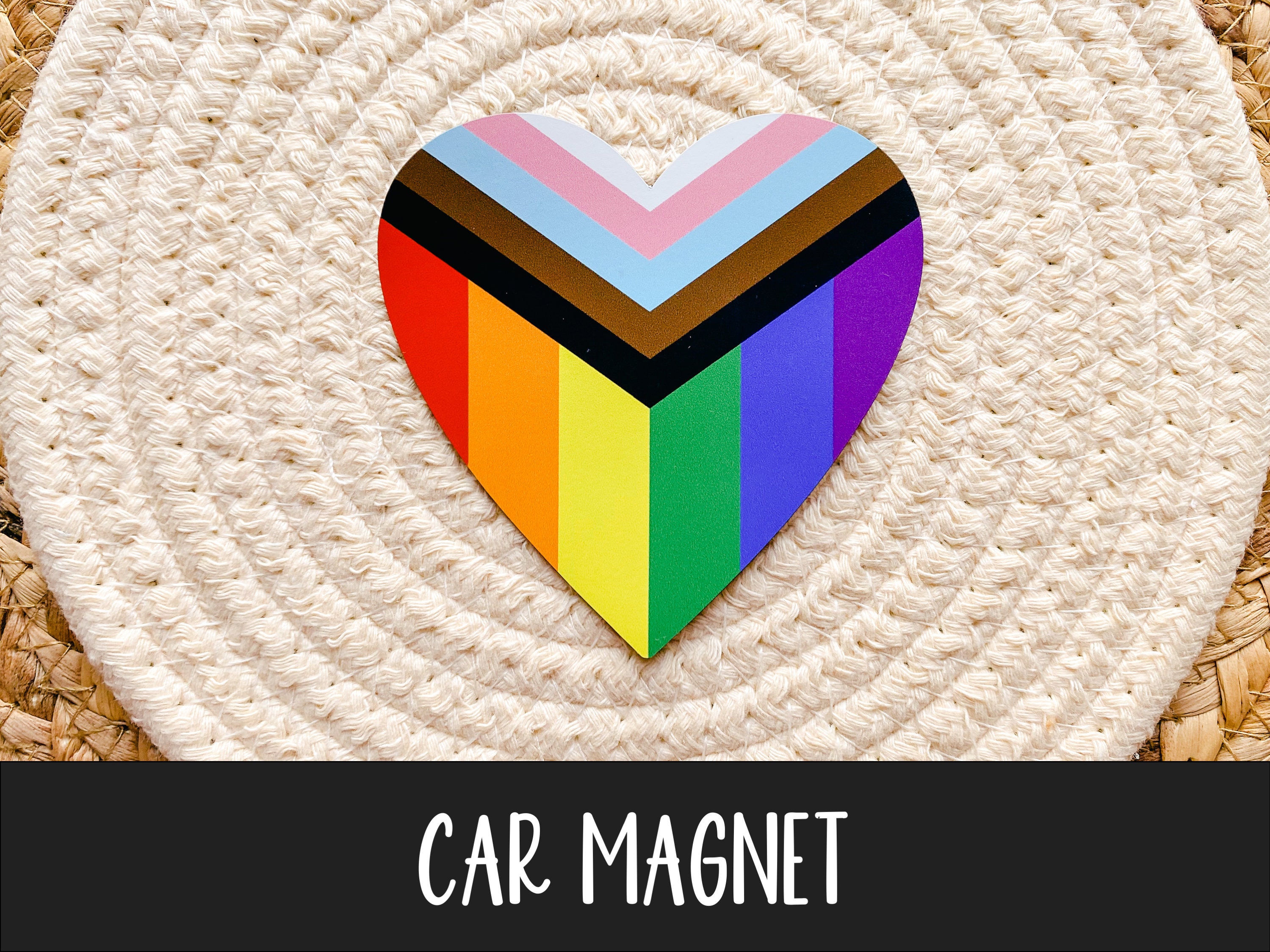 Progressive Pride Flag Magnet Auto Magnet Car Magnet Daniel - Etsy