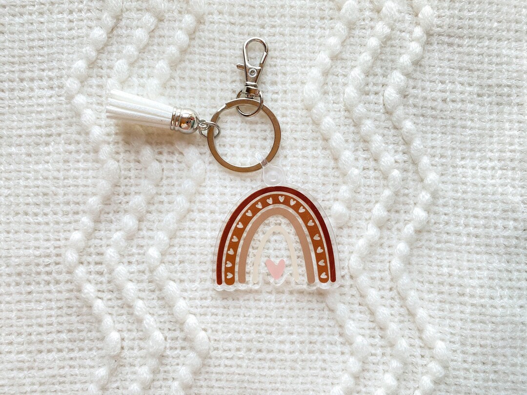 BLM Rainbow Keychain, BLM Keychain, Black Lives Matter Keychain, Boho ...