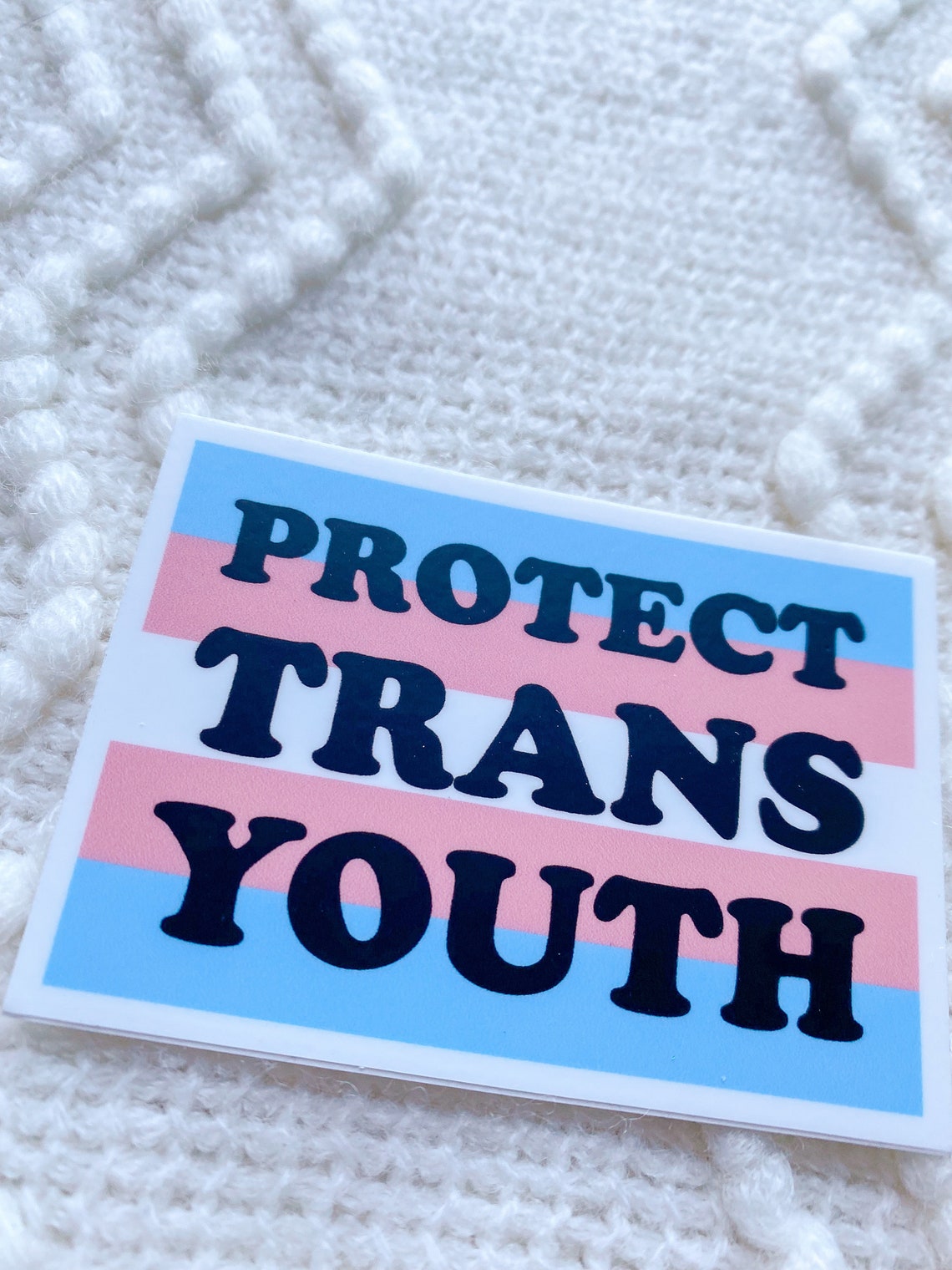 Protect Trans Youth Sticker, Protect Trans Kids Sticker, Trans Rights ...