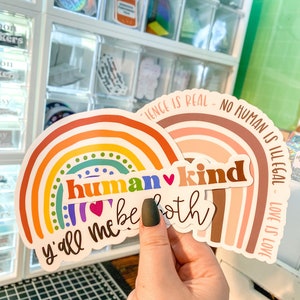 Y'all Means All Sticker, Equality Car Sticker, LGBTQ Stickers, Human ...