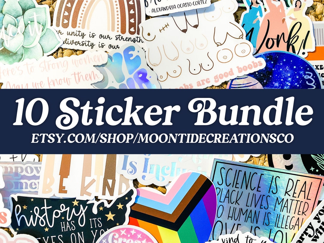 Build Your Own 10 Sticker Bundle, Sticker Bundles, Laptop Stickers ...
