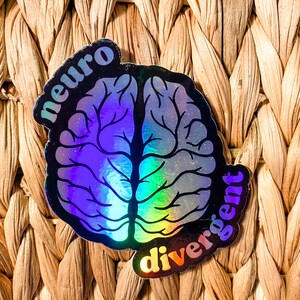 Neurodivergent Sticker, Neurodiversity Sticker, Mental Health Stickers ...