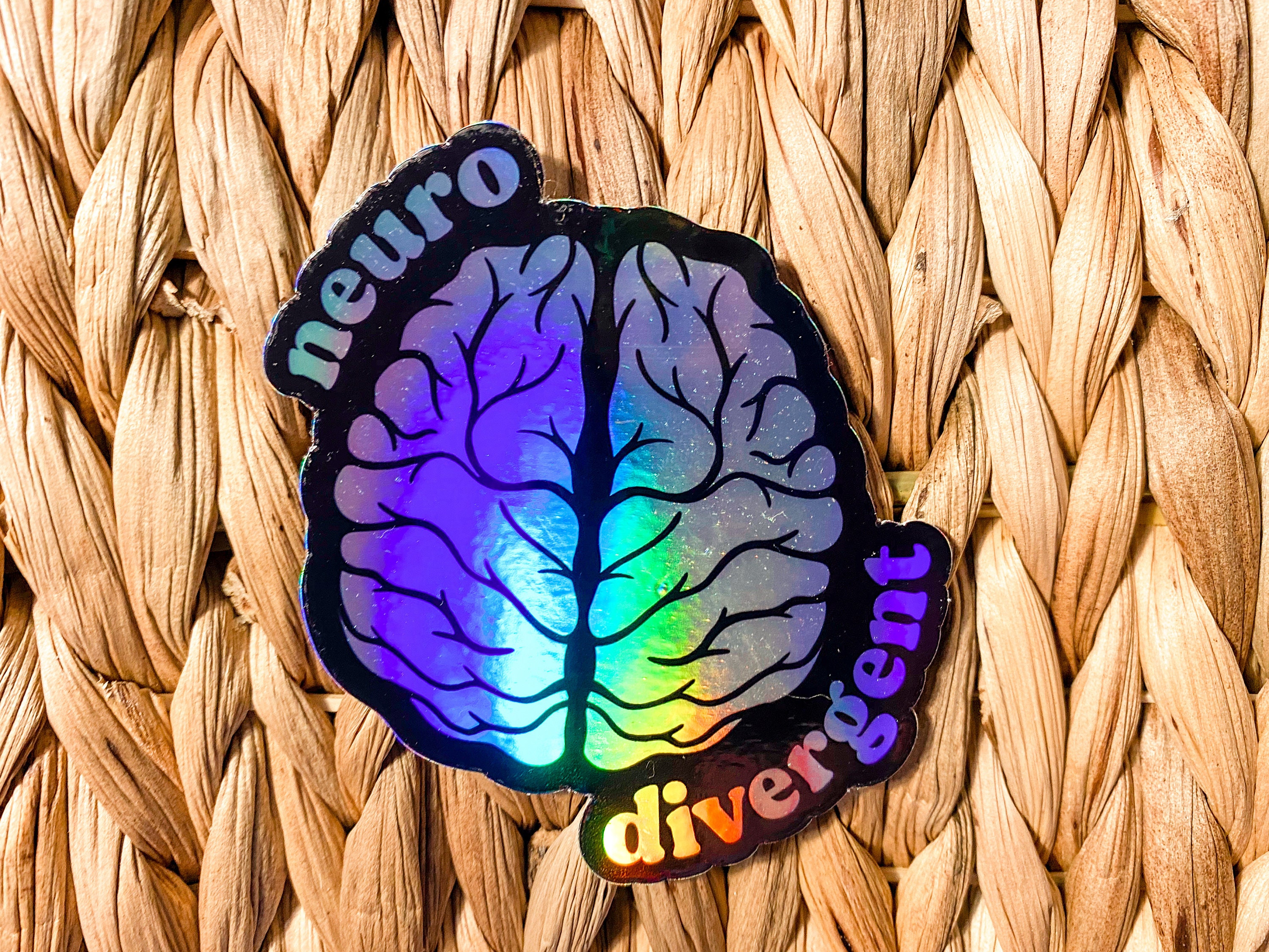Neurodivergent Sticker, Neurodiversity Sticker, Mental Health Stickers ...