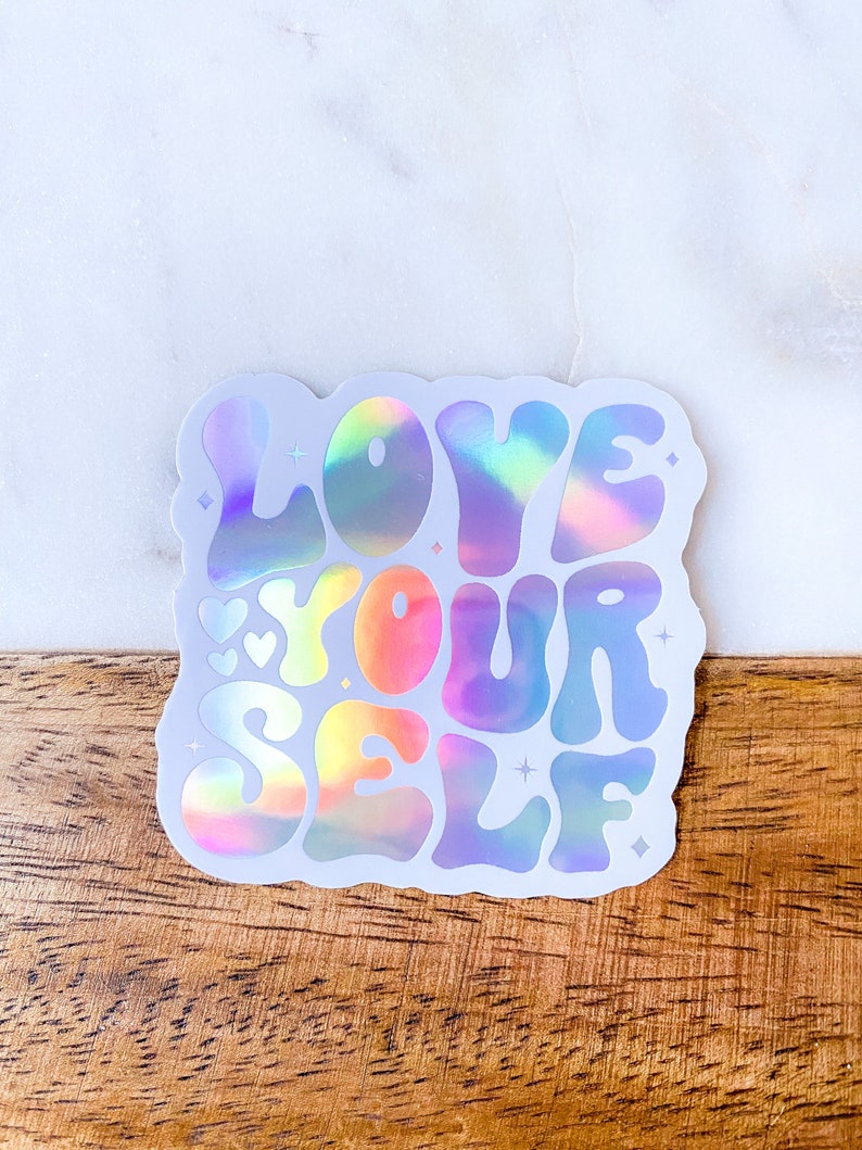 Love Yourself Sticker, Self Love Sticker, Body Positivity Stickers ...