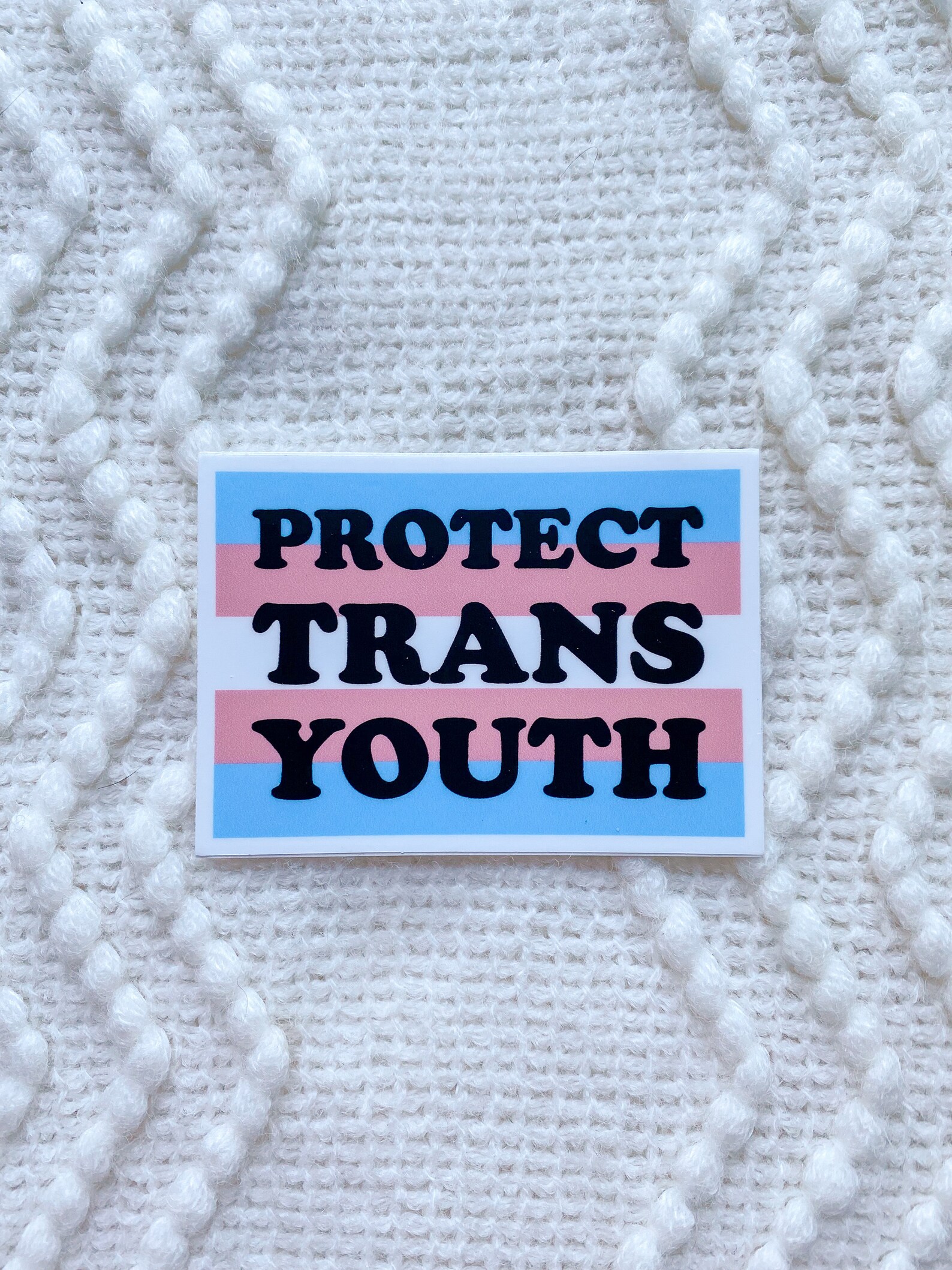 Protect Trans Youth Sticker, Protect Trans Kids Sticker, Trans Rights ...