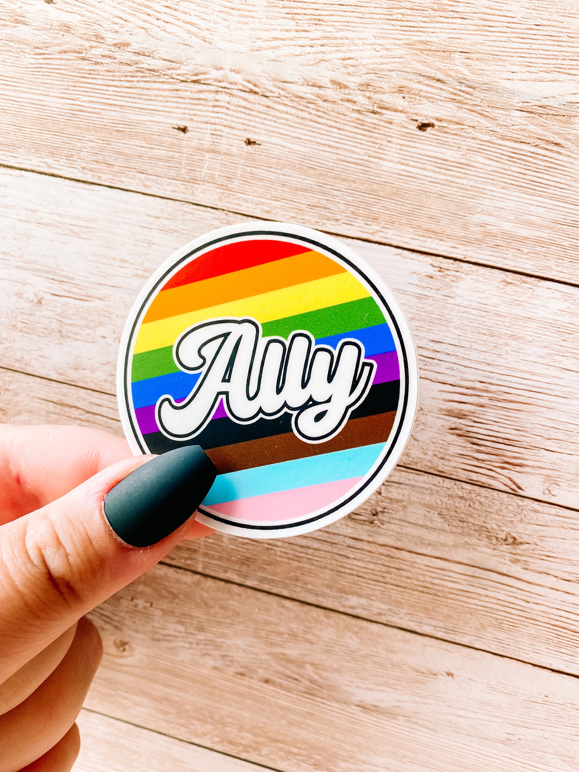 Pride Ally Sticker Straight Ally Sticker Love is Love | Etsy