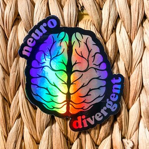 Neurodivergent Sticker, Neurodiversity Sticker, Mental Health Stickers ...