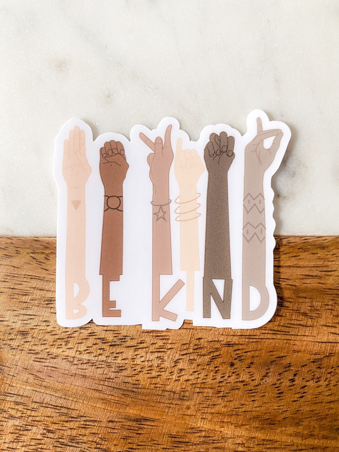 Be Kind ASL Sticker, Be Kind Sticker, Be Kind Sign Language Sticker ...