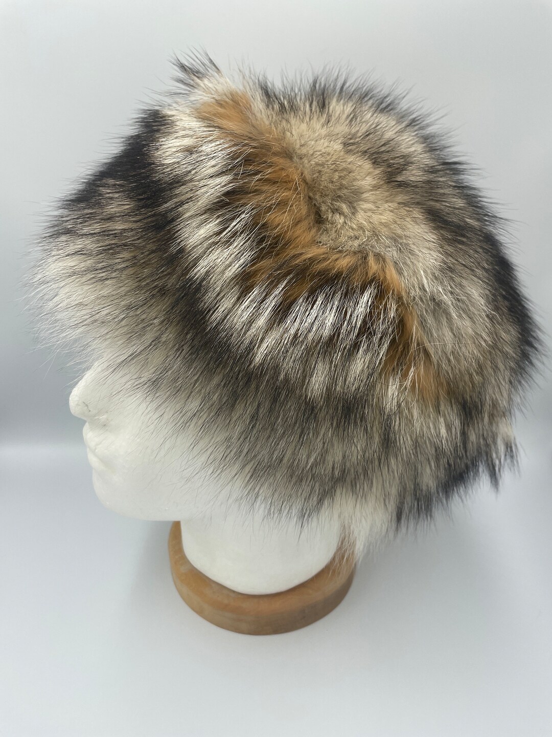 Unisex Real Coyote Full Fur Cap - Etsy