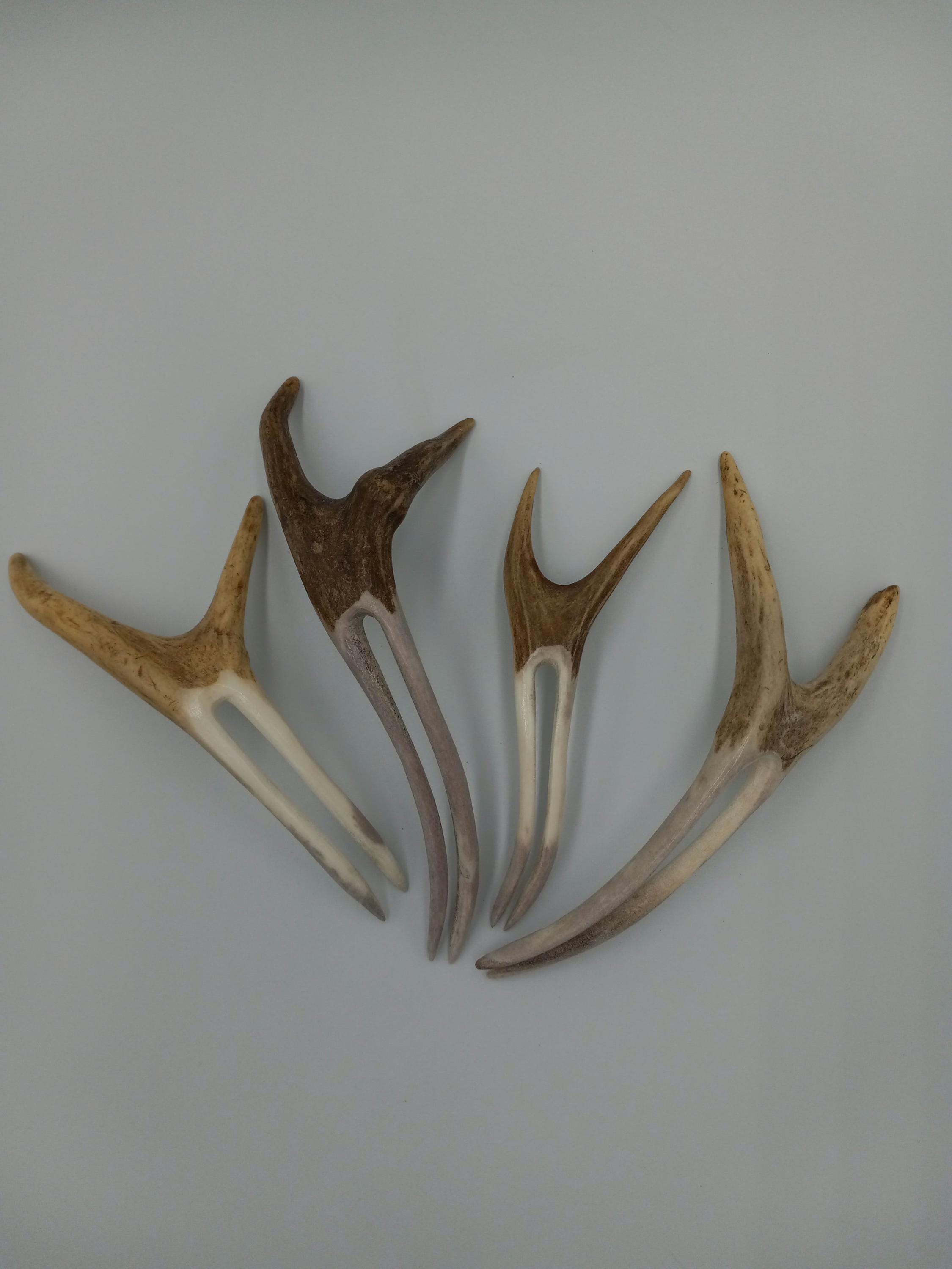 Natural Antler Hair Forks With Tines - Etsy