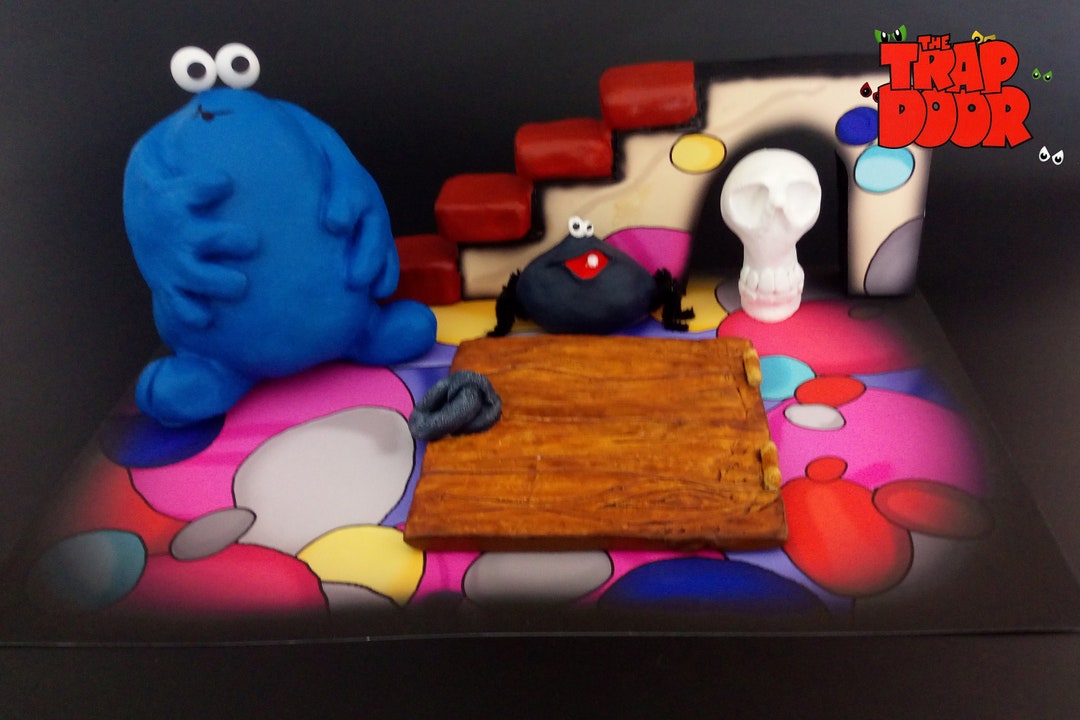 Trap Door - Berk, Boni, Drutt, the Trapdoor Set - Hand Made, Nostalgic ...