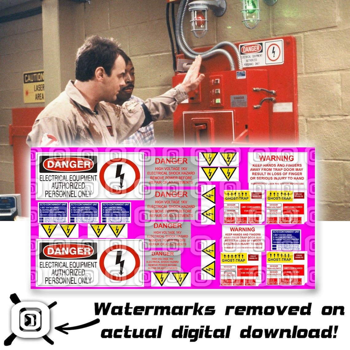 Ghostbusters Containment Unit Livery / Signage / Poster Print - Etsy