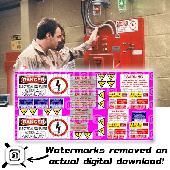 Ghostbusters Containment Unit Livery / Signage / Poster Print - Etsy