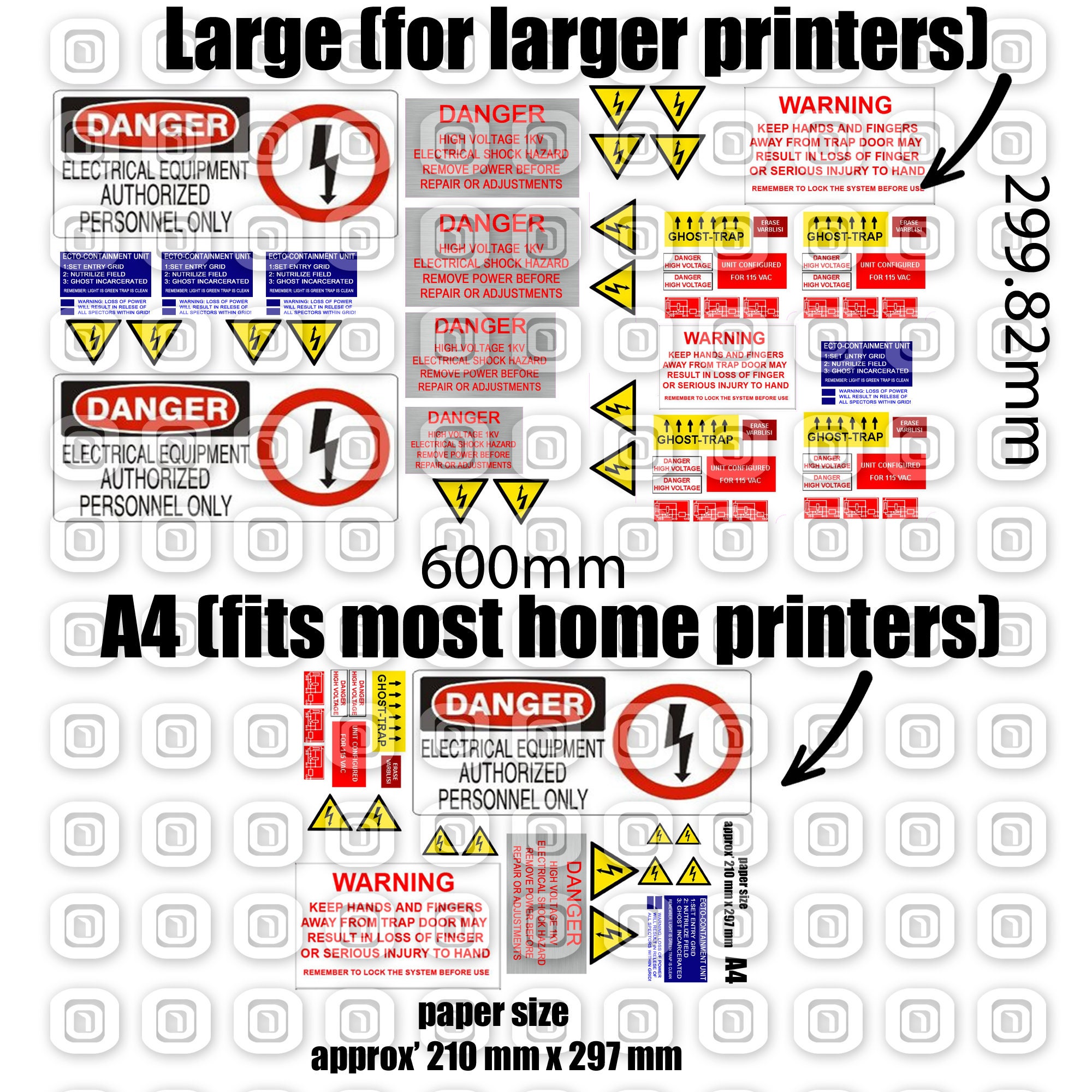 Ghostbusters Containment Unit Livery / Signage / Signs / Sign ...