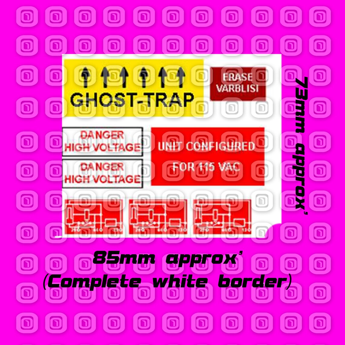 Ghostbusters Containment Unit Livery / Signage / Poster Print - Etsy