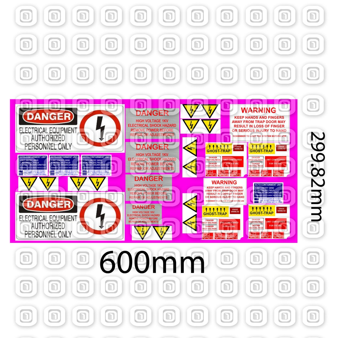 Ghostbusters Containment Unit Livery / Signage / Poster Print | Etsy Canada